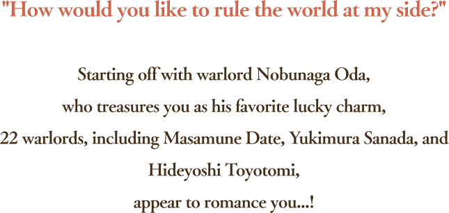 STORY | Ikémen Sengoku: Romances Beyond Eternity